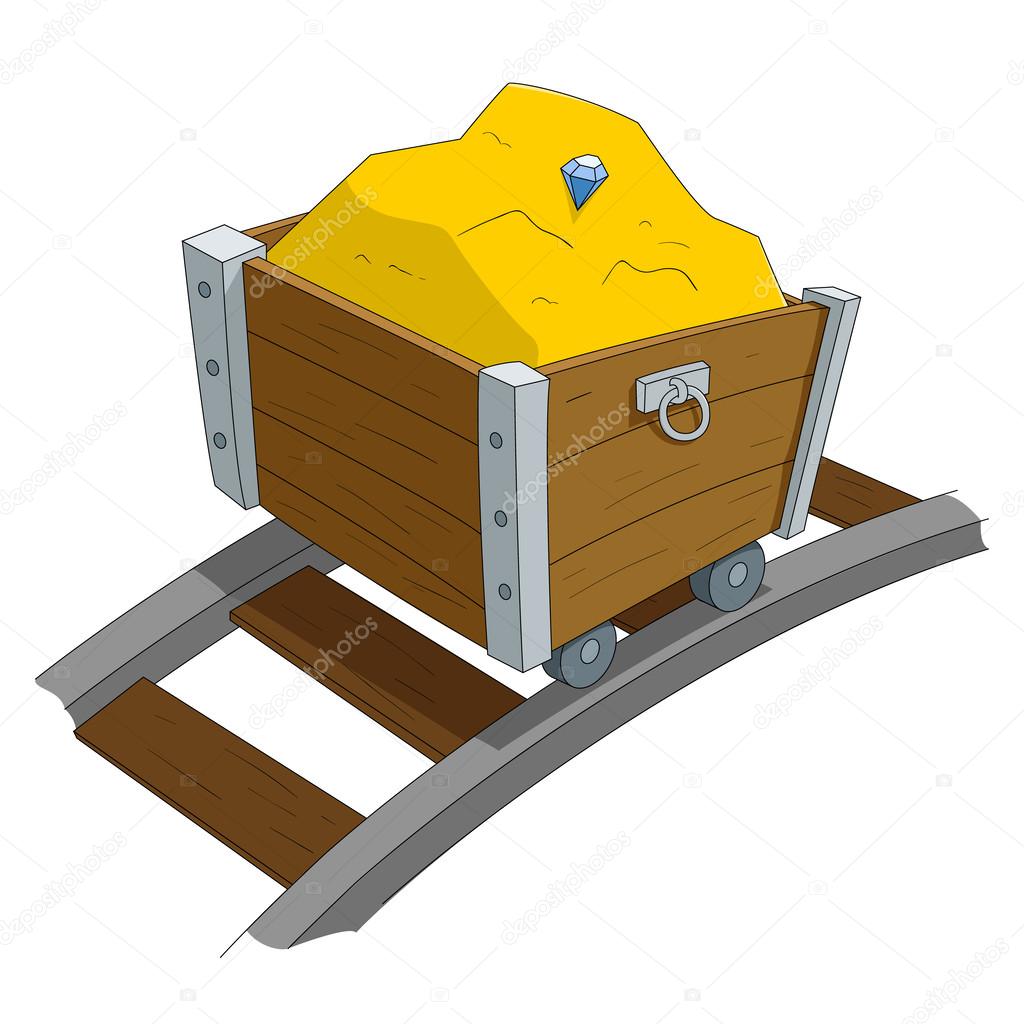 Mina de oro — Archivo Imágenes Vectoriales #52920769