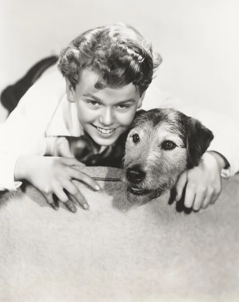 Dog and boy Stock Photos, Royalty Free Dog and boy Images | Depositphotos