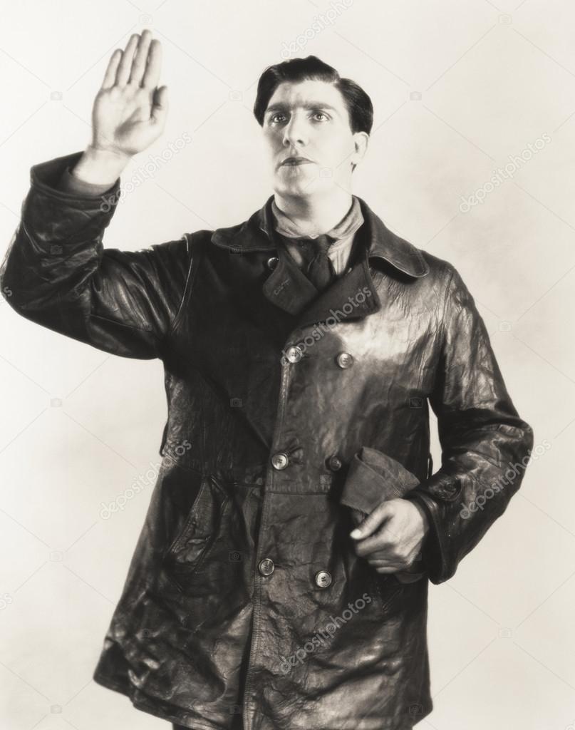 Man showing stop sign — Stock Photo © everett225 #82900930