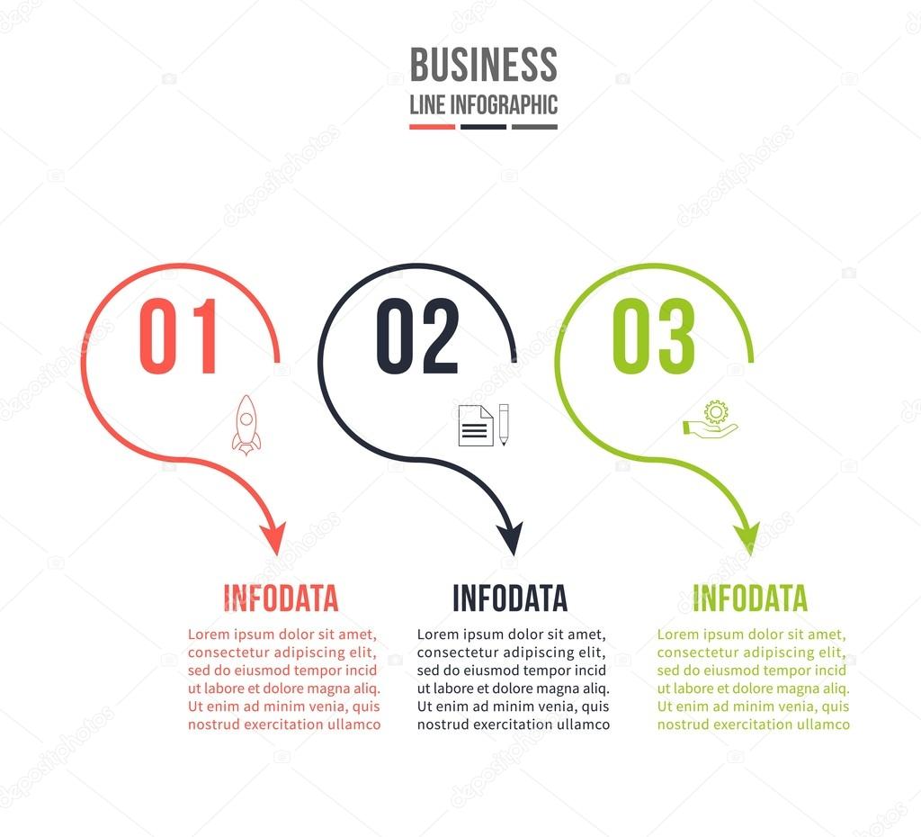Infographic Template. Data Visualization. Can be used for workflow ...