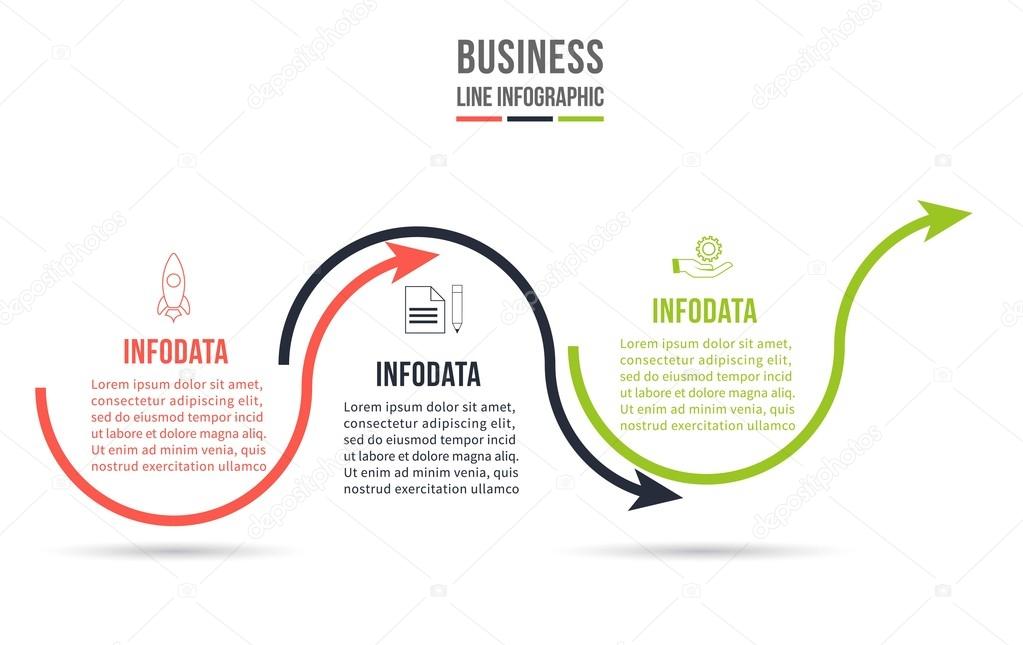 Infographic Template. Data Visualization. Can be used for workflow ...