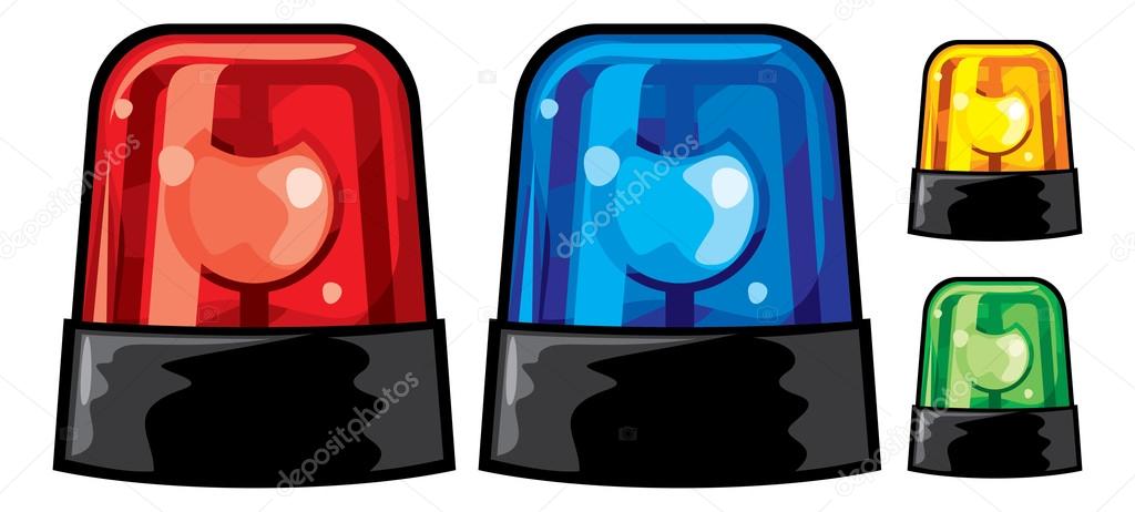 Animated Police Siren