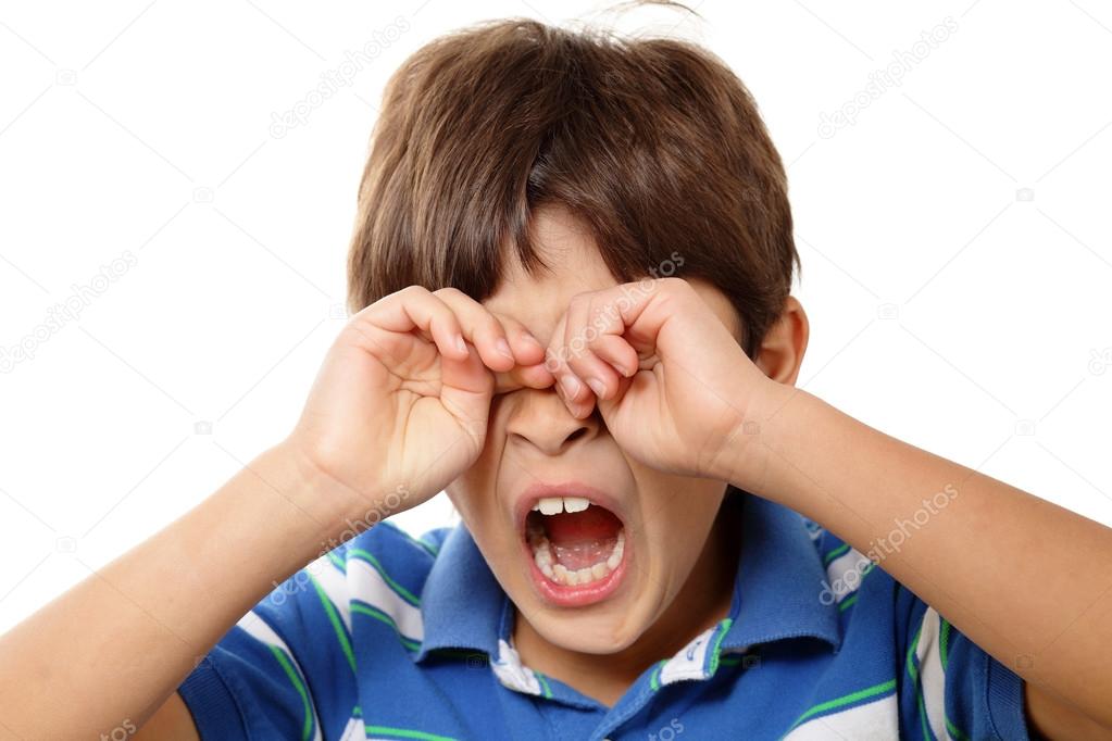 Young boy yawning Stock Photo by ©dmediapro 63942317