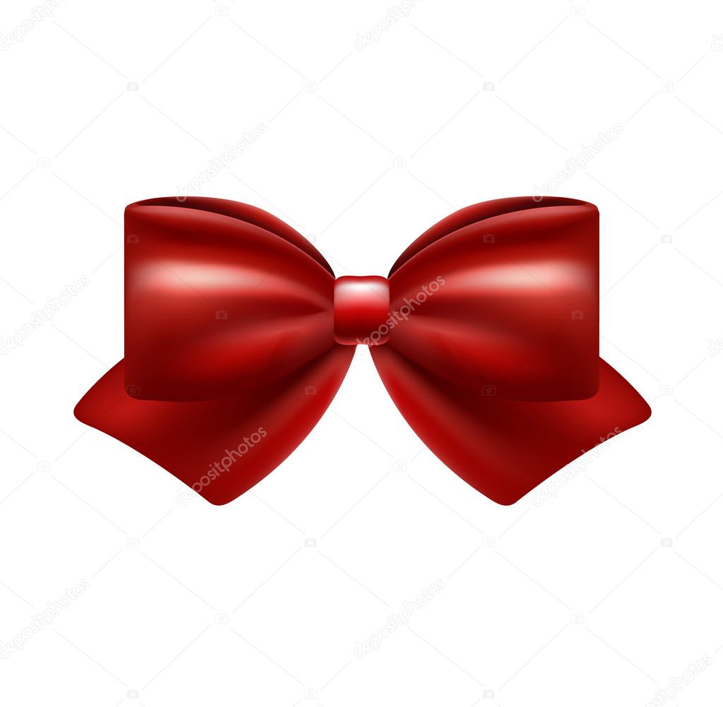 Red realistic bow. Vector illustration Stock Vector Image by ©magurok5 ...