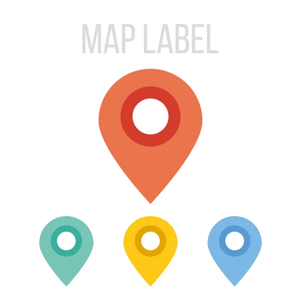 Vector Map Label Icon Stock Vector Image by ©magurok5 #34651921