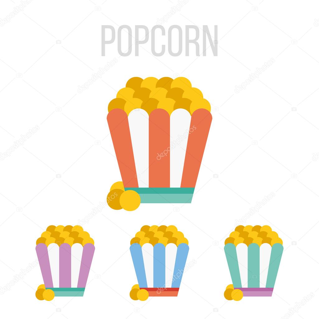 Ícones de pipoca vetorial imagem vetorial de magurok5© 65139993