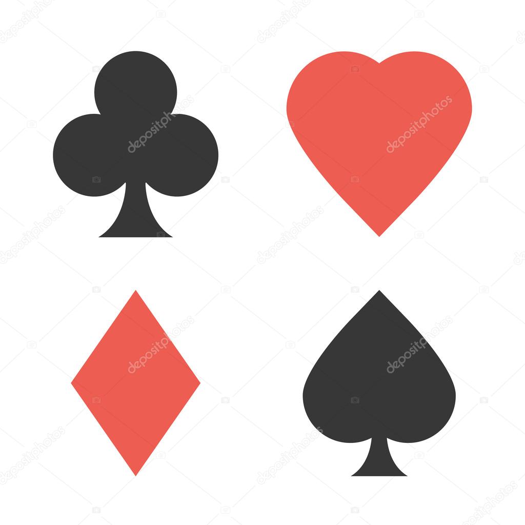 Card suits. Vector illustration. Stock Vector by ©magurok5 69631645
