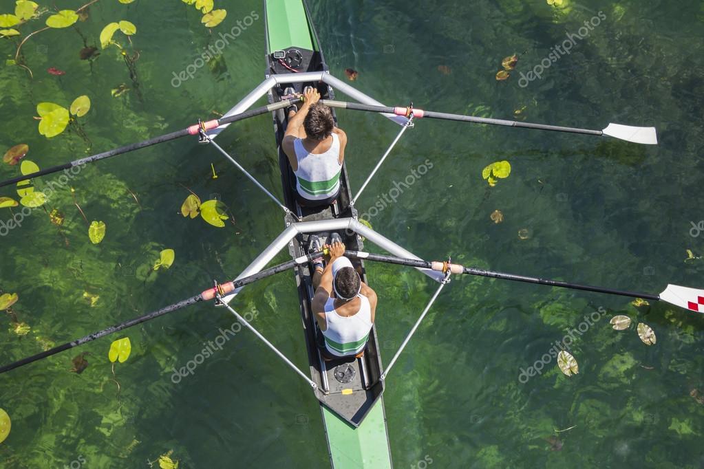 Two rowers rowing — Stock Photo © smuki #112698492