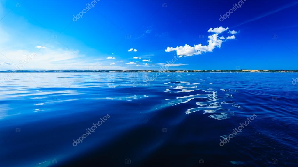 Beautiful sea horizon and sky. Stock Photo by ©Voyagerix 58231663