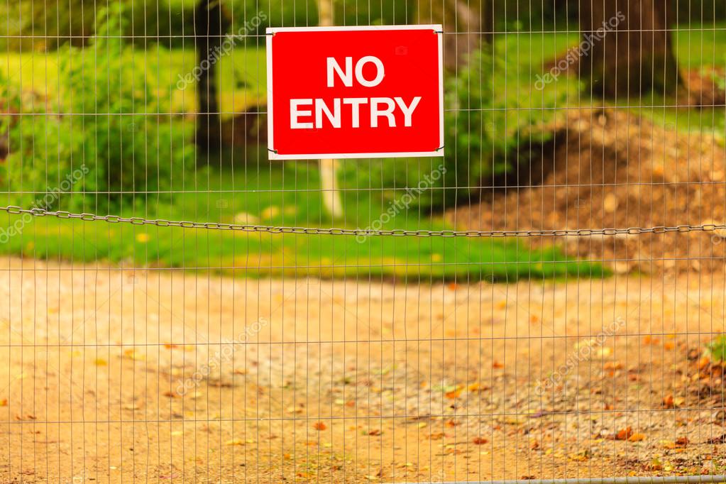 Not Enter sign outdoor Stock Photo by ©Voyagerix 71459543