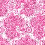 Seamless flower paisley design Stock Vector by ©karakotsya #9358783