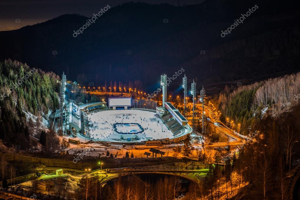 Medeo-bane (Medeu) i Almaty – stockfoto © brokenrecords #58190783