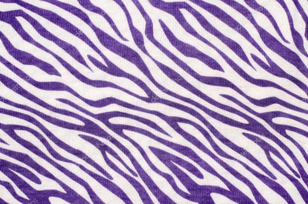 Purple Zebra Print