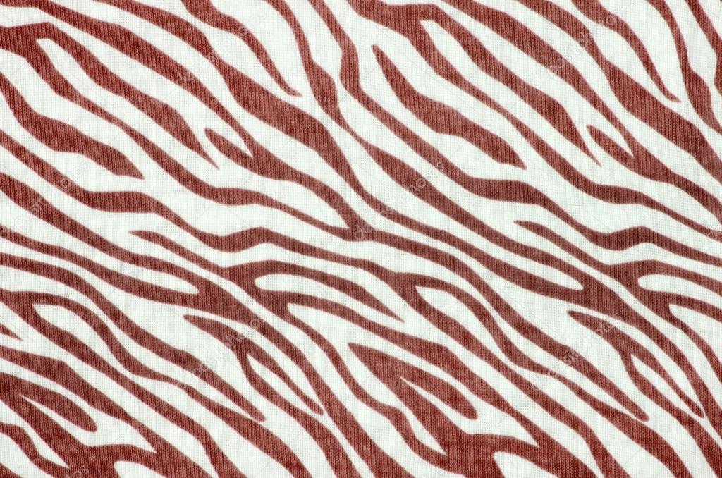 Red And White Zebra Print Background
