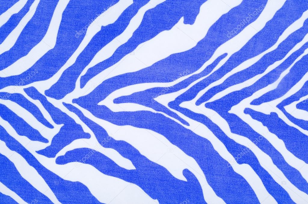 Royal Blue Zebra Stripes