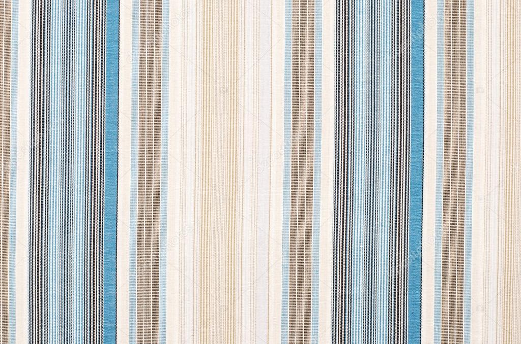 Striped blue and brown textile pattern as a background. — Stock Photo ...