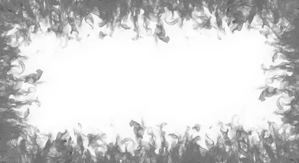 Isolated on white yellow fire frame — Stock Photo © Dr.PAS #34881283