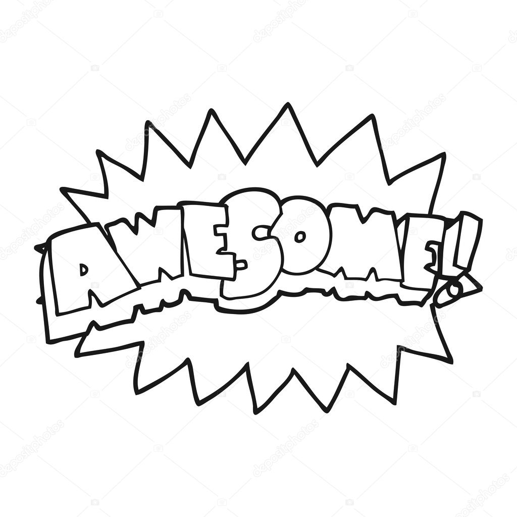 dibujos animados en blanco y negro impresionante símbolo 2025