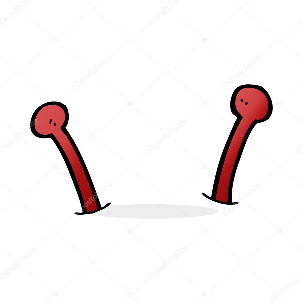 Cartoon alien antennae Stock Vector by ©lineartestpilot 101744290