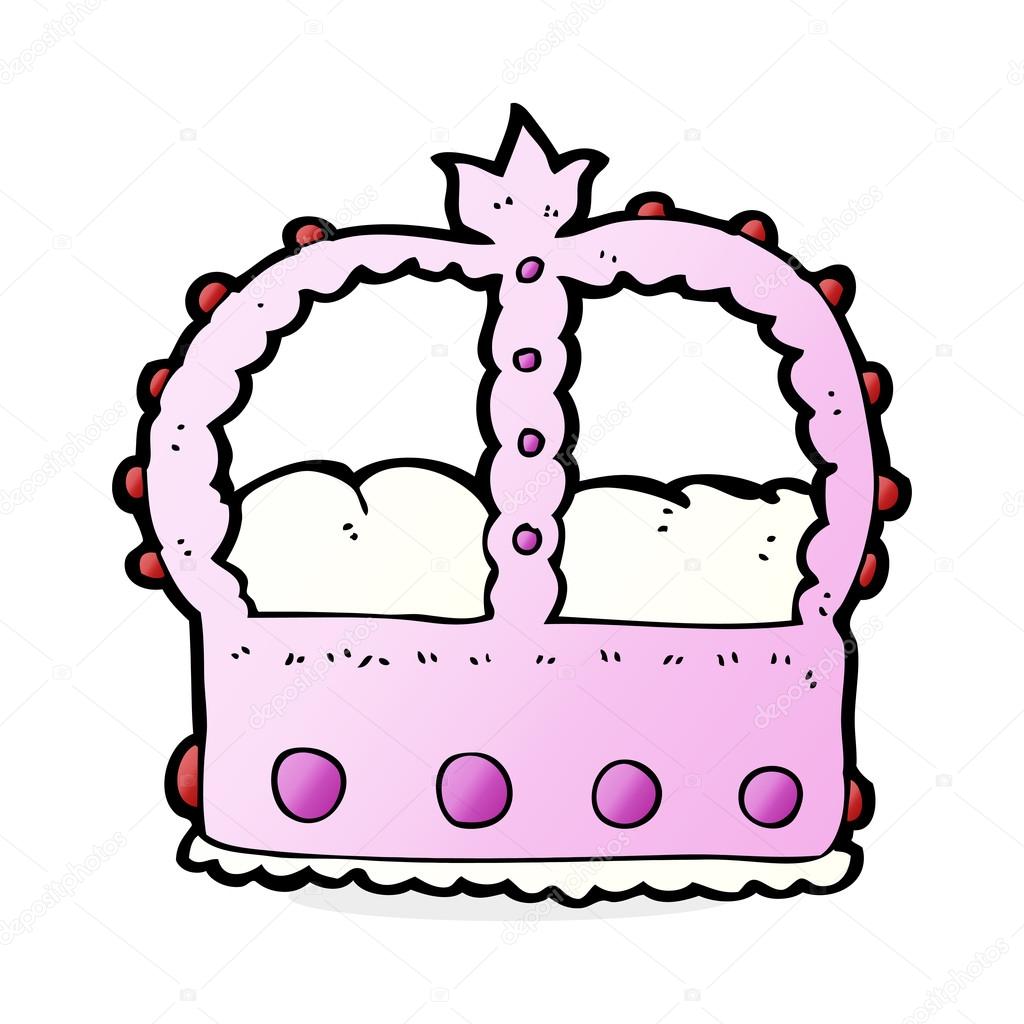 Cartoon pink crown Stock Vector Image by ©lineartestpilot #101837992