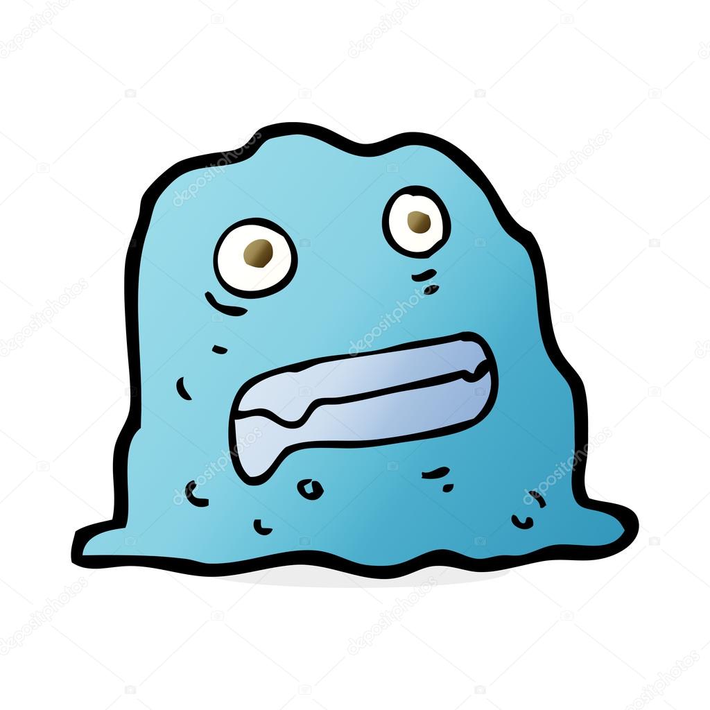 Cartoon slime creature Stock Vector Image by ©lineartestpilot #101845498
