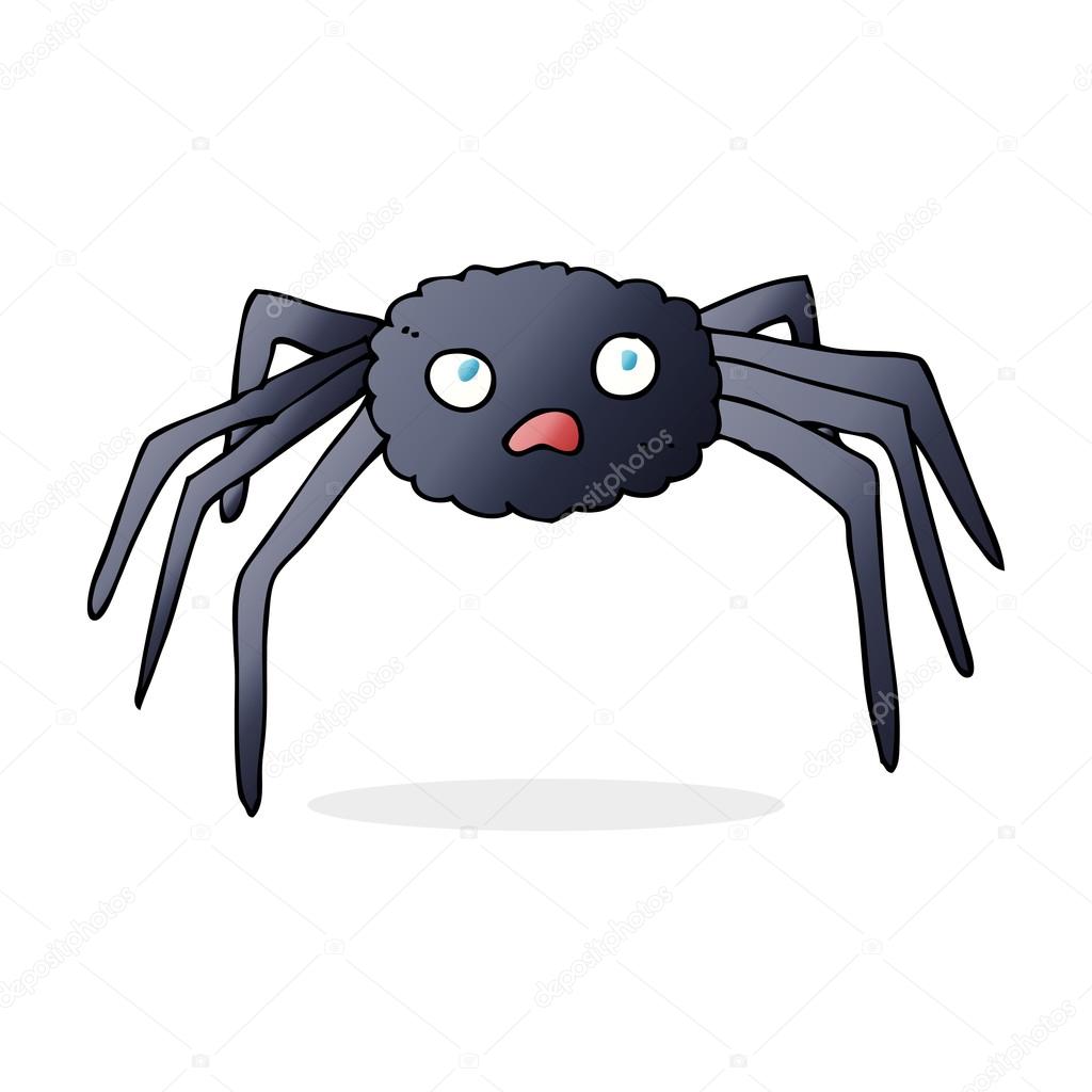 Illustrazione cartone animato di ragno - Vettoriale Stock di ...