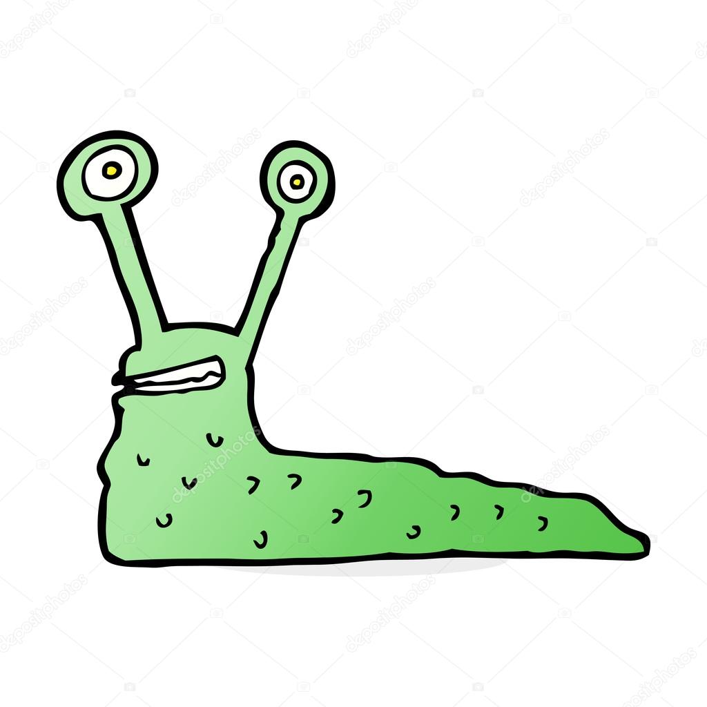 Cartoon illustration of slug Stock Vector Image by ©lineartestpilot ...