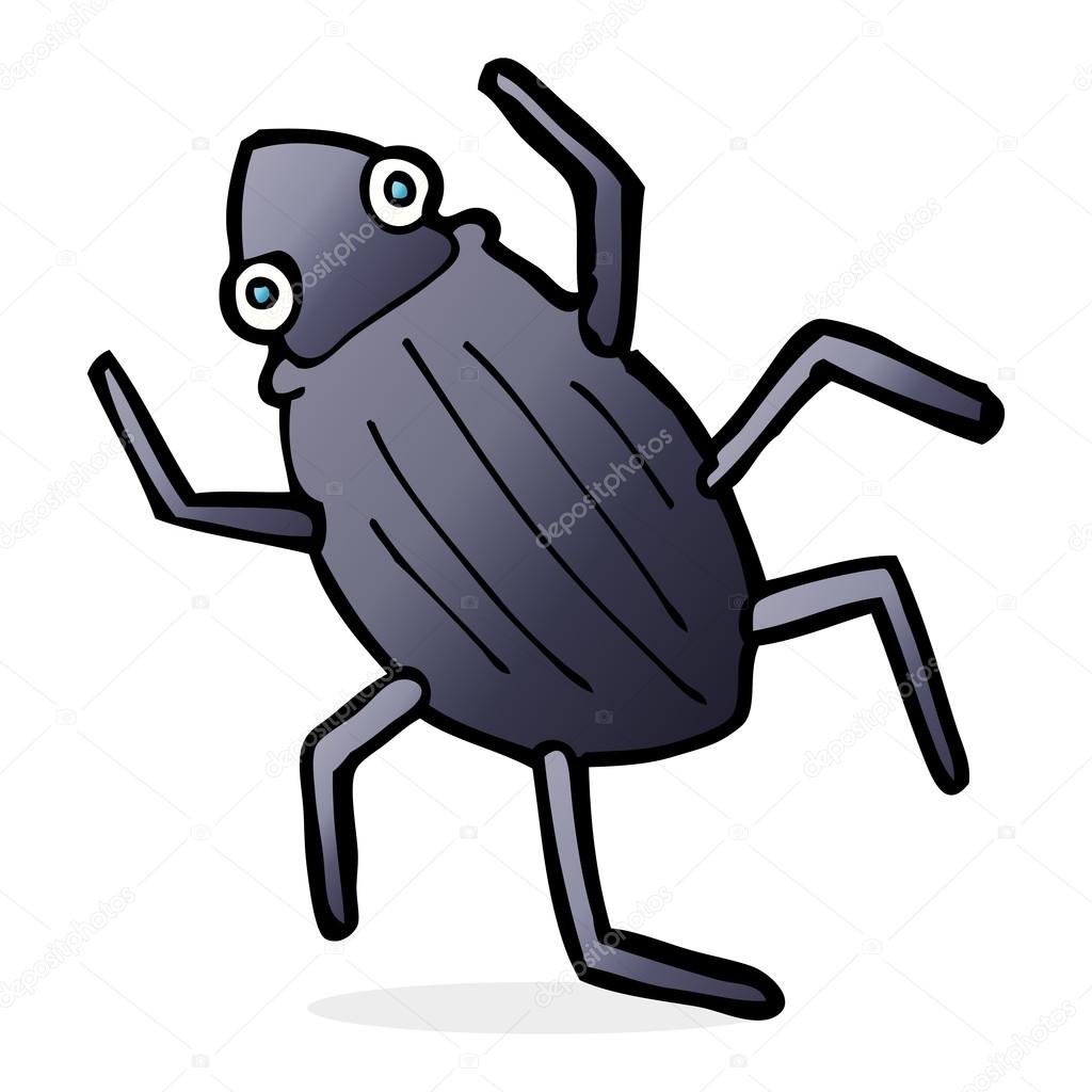 Ilustración de dibujos animados de bug Vector de stock por ...