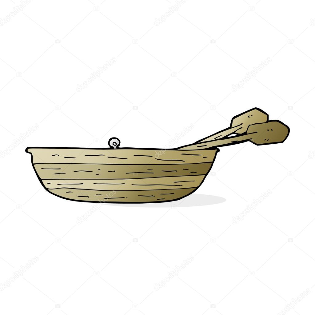 Cartoon rowing boat Stock Vector by ©lineartestpilot 101868040