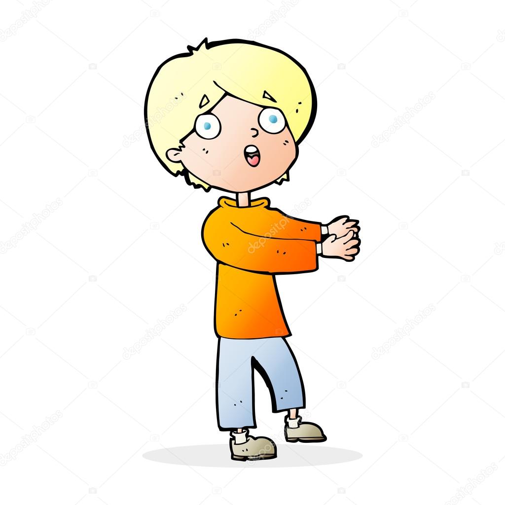 Cartoon shocked boy Stock Vector by ©lineartestpilot 101872612