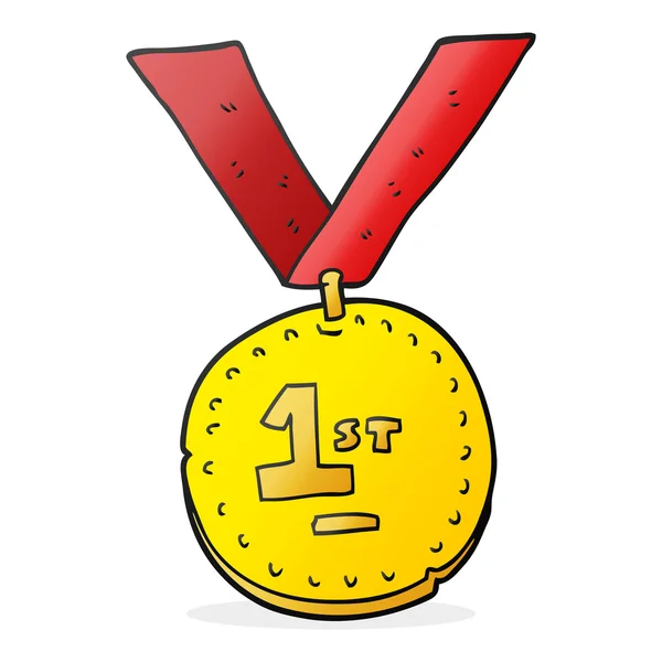 Textured cartoon first place medal Stock Vector Image by ...