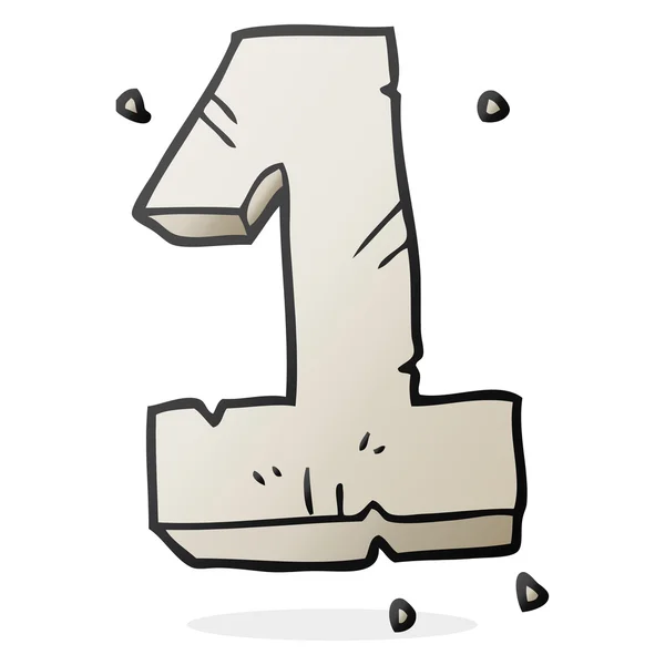 Cartoon Doodle Number One Stock Illustration by ©lineartestpilot #222120512