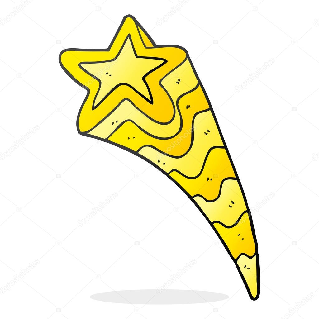 Cartoon shooting star Stock Vector Image by ©lineartestpilot #101922962