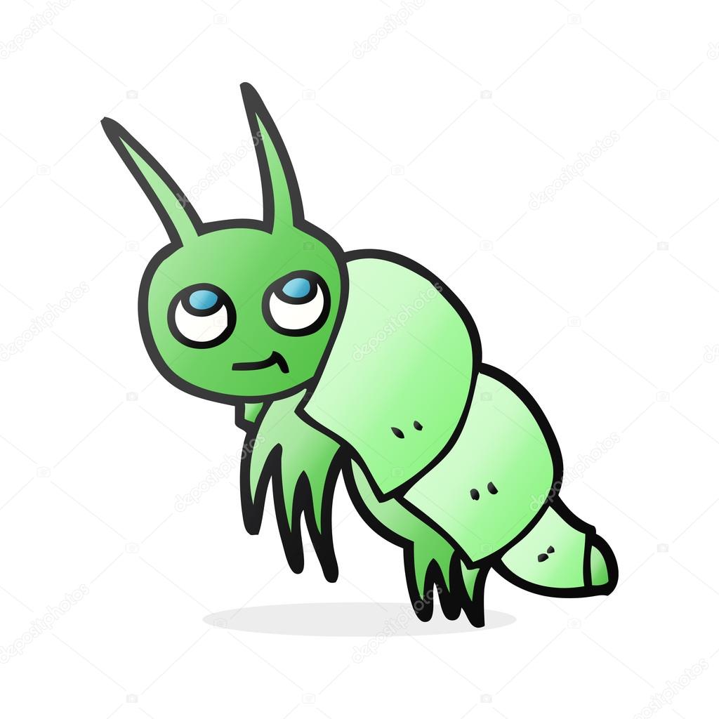 Cartoon little bug Stock Vector by ©lineartestpilot #101924030