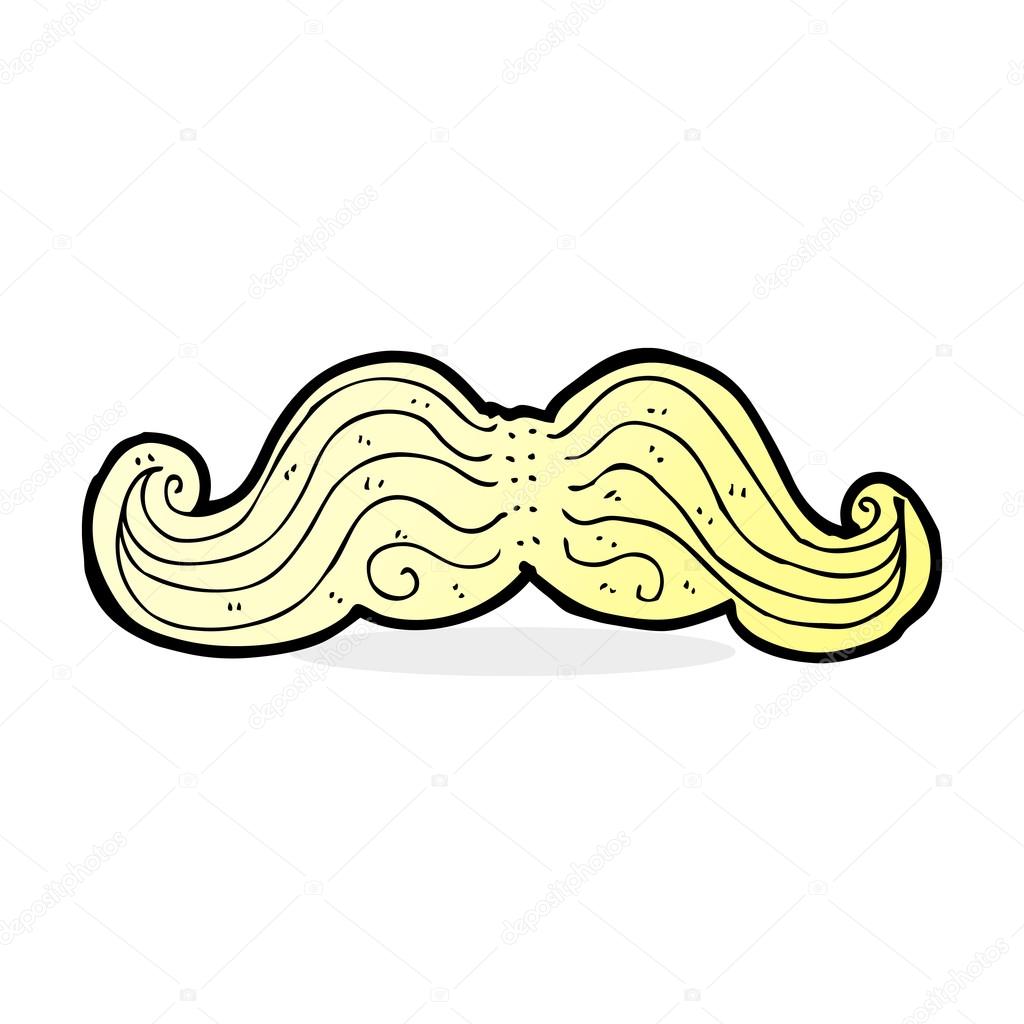 Cartoon illustration of mustache Stock Vector Image by ©lineartestpilot ...