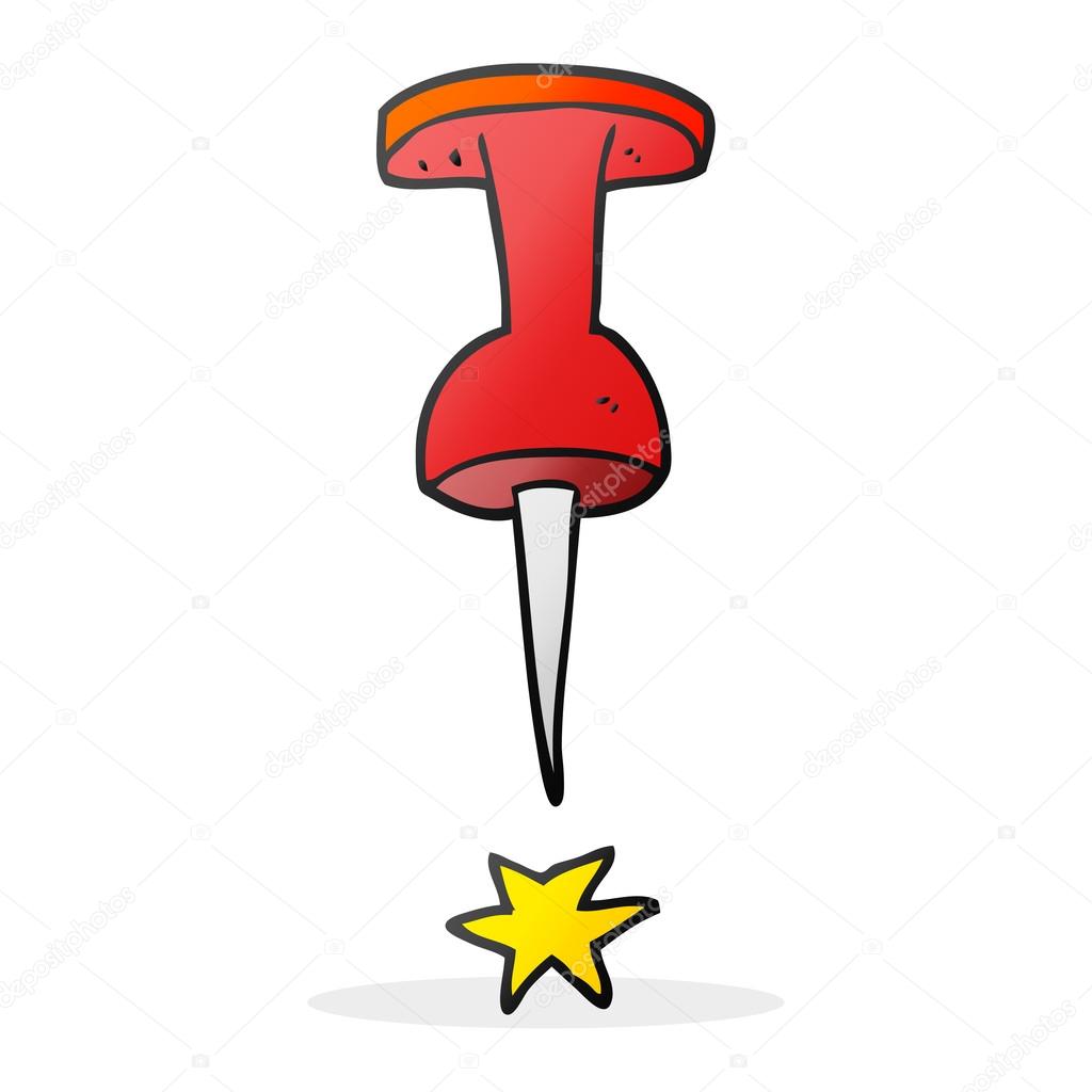 Cartoon office tack Stock Vector Image by ©lineartestpilot #101926352