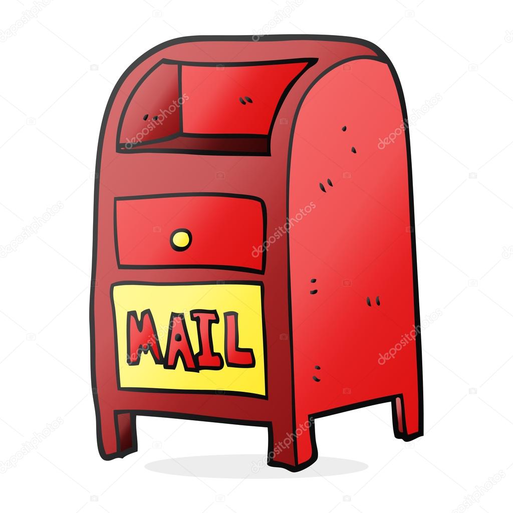 Postbox Cartoon