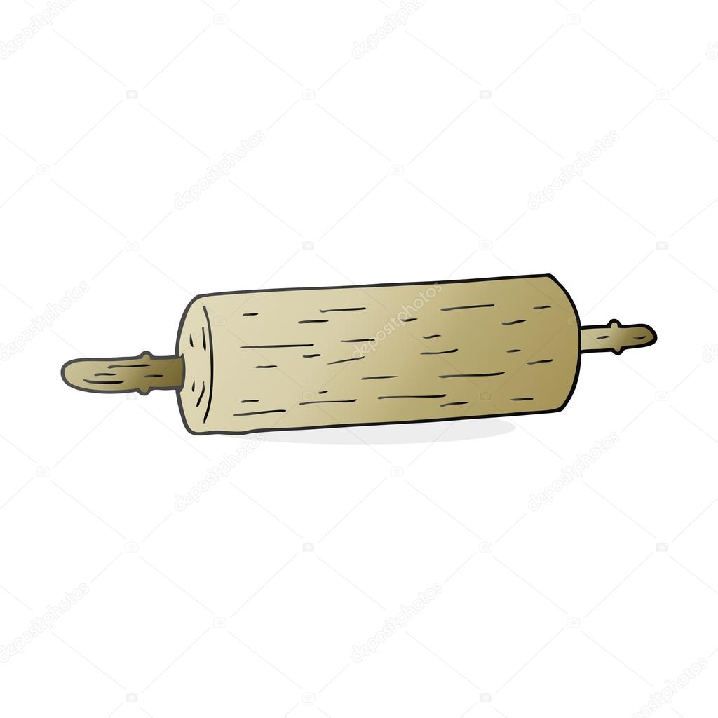 Cartoon rolling pin Stock Vector Image by ©lineartestpilot #101938920