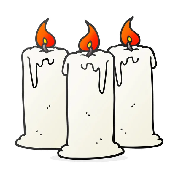 Dibujos: dibujo de velas encendidas | blanco y negro dibujos animados ...