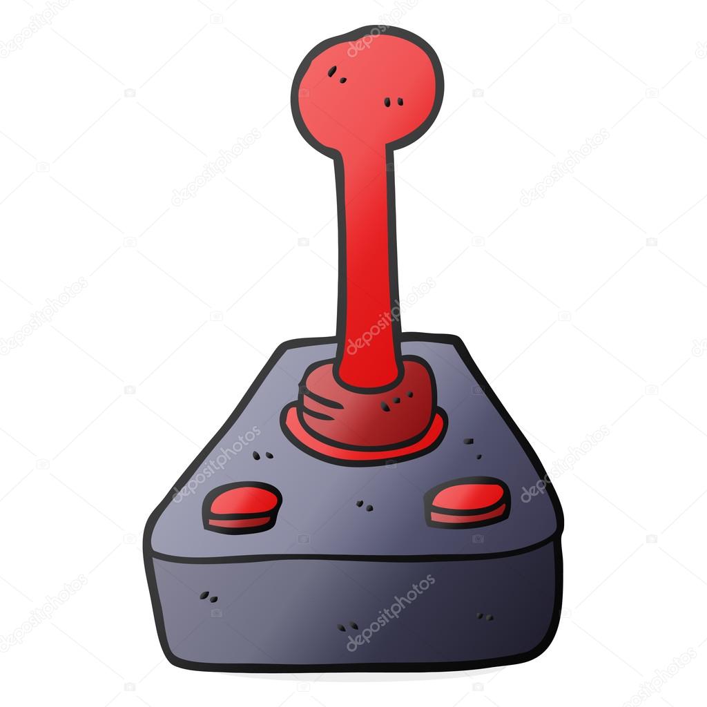 Freehand drawn cartoon joystick Stock Vector Image by ©lineartestpilot ...