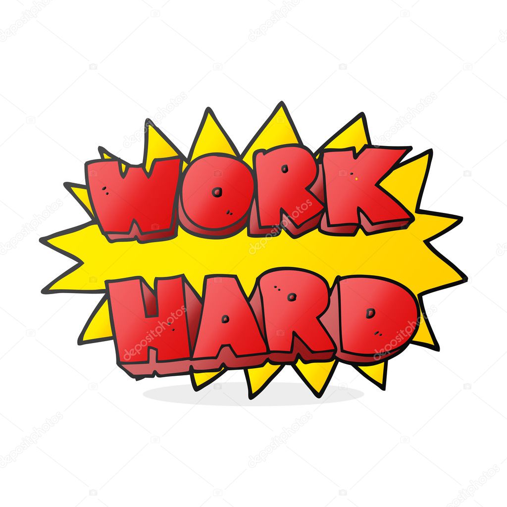 Cartoon-Symbol für harte Arbeit Stock-Vektorgrafik von ©lineartestpilot ...