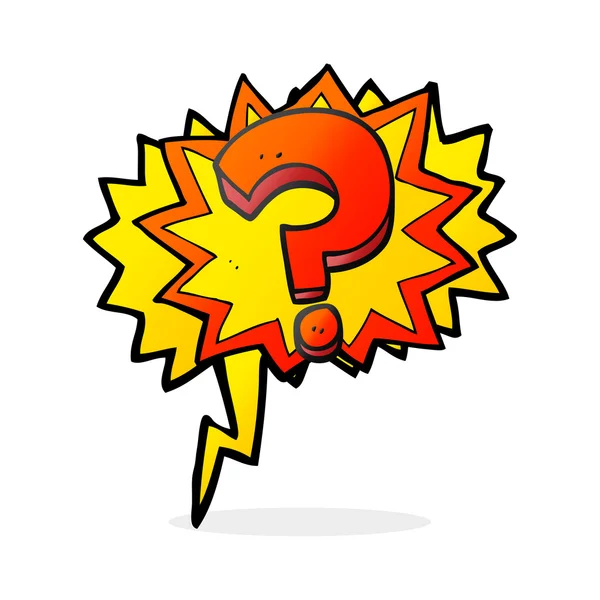 speech bubble cartoon question mark — Stock Vector © lineartestpilot ...