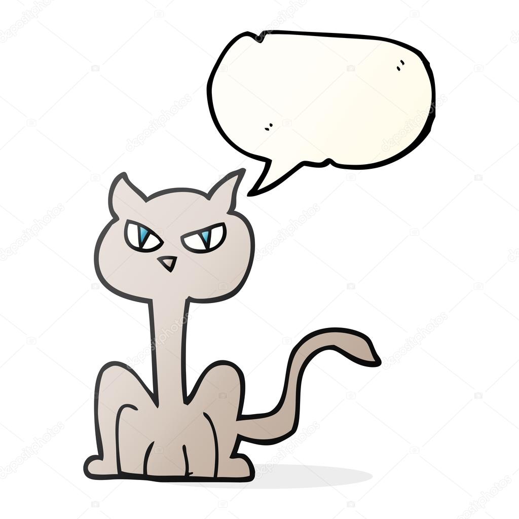 Speech bubble cartoon angry cat — Stock Vector © lineartestpilot #102095654 Speech bubble cartoon angry cat — Stock Vector © lineartestpilot #102095654