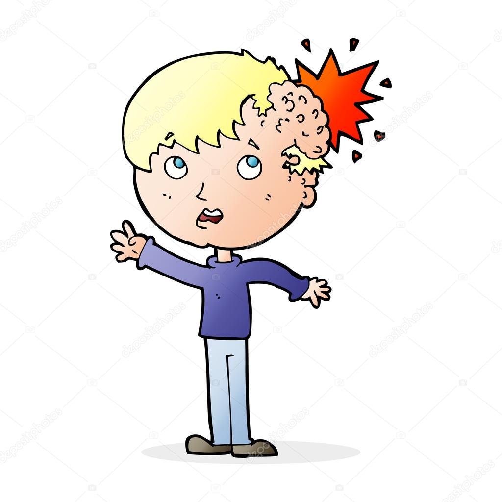 Cartoon injured head Stock Vector by ©lineartestpilot 102424254