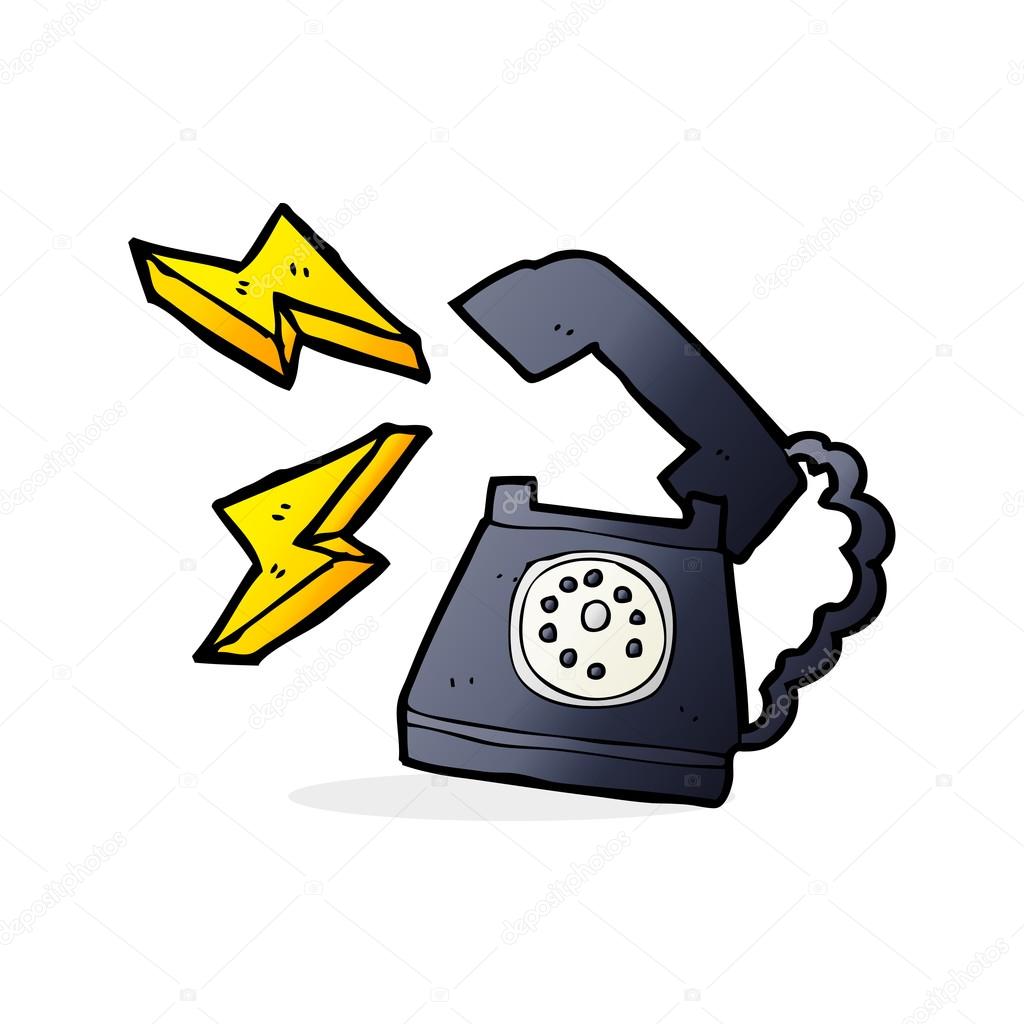 Animated Ringing Telephone