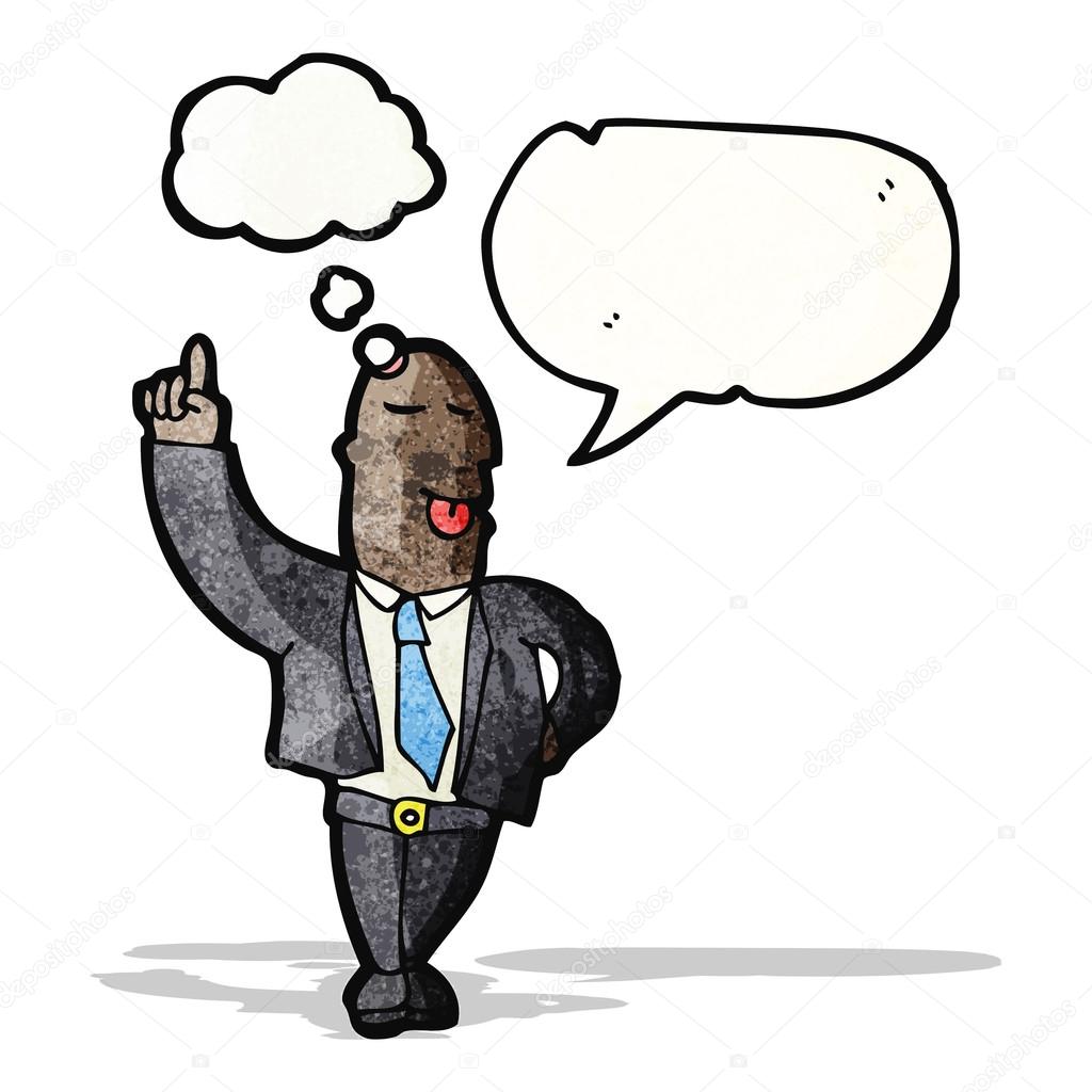 Cartoon man explaining his idea Stock Vector Image by ©lineartestpilot ...