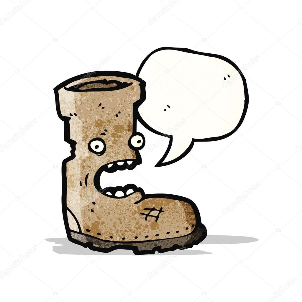 Old work boot cartoon Stock Vector Image by ©lineartestpilot #53149675