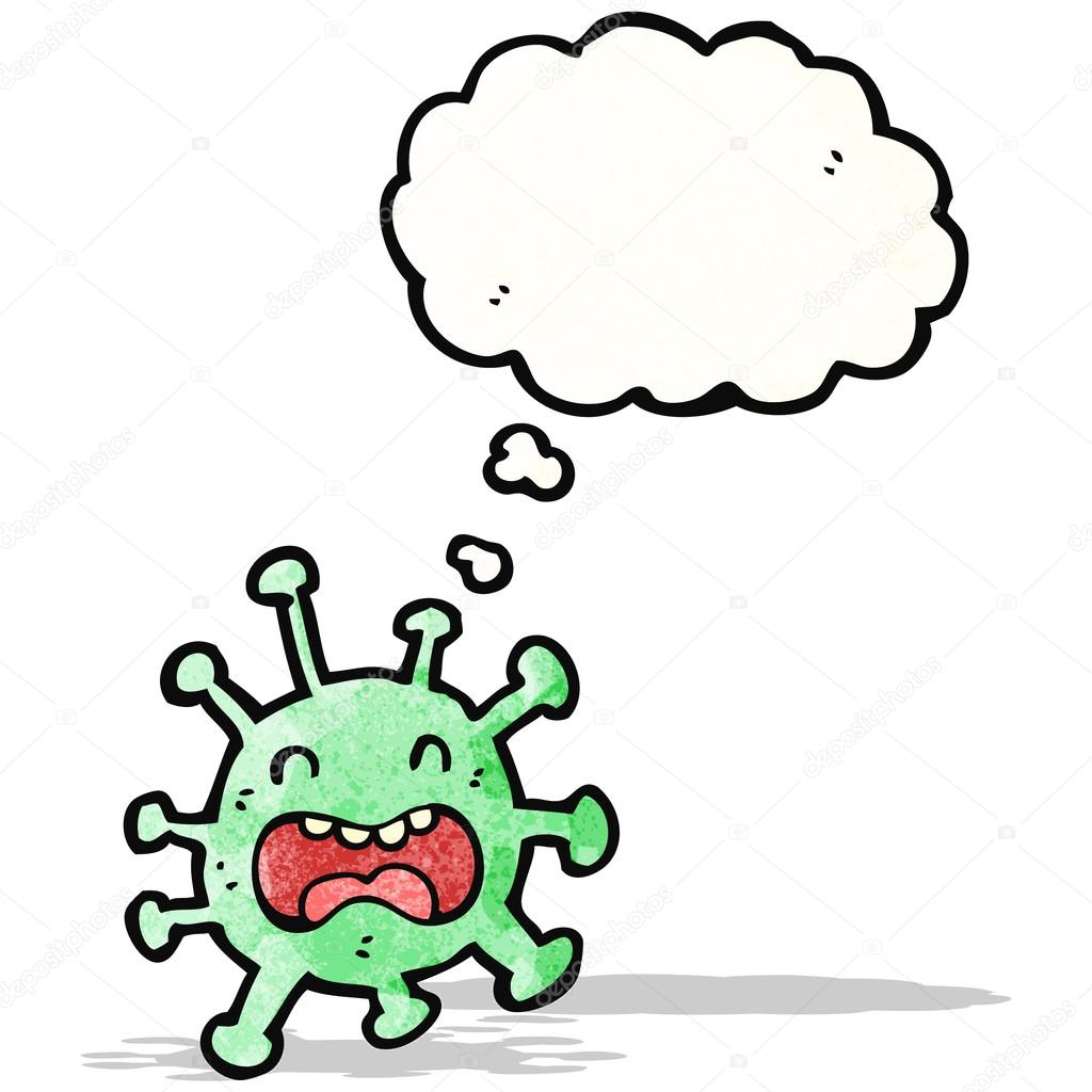 Funny cartoon germ Stock Vector by ©lineartestpilot 53154401