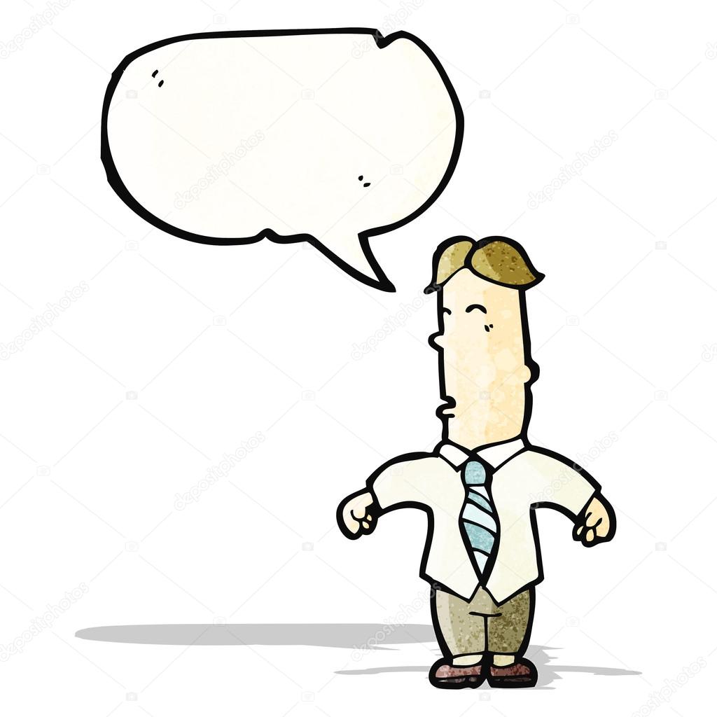 Dibujos animados aburrido oficina hombre Vector de stock #53156155 de ...