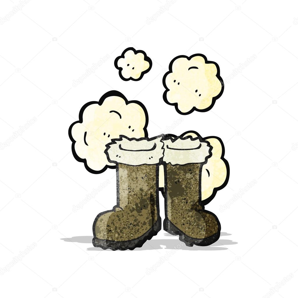 Cartoon winter boots Stock Vector by ©lineartestpilot #53365121